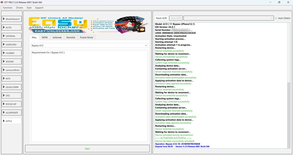 EFT Pro Dongle V5.3.0 Update – Apple A12 Bypass up to iOS 26.0.1 ...