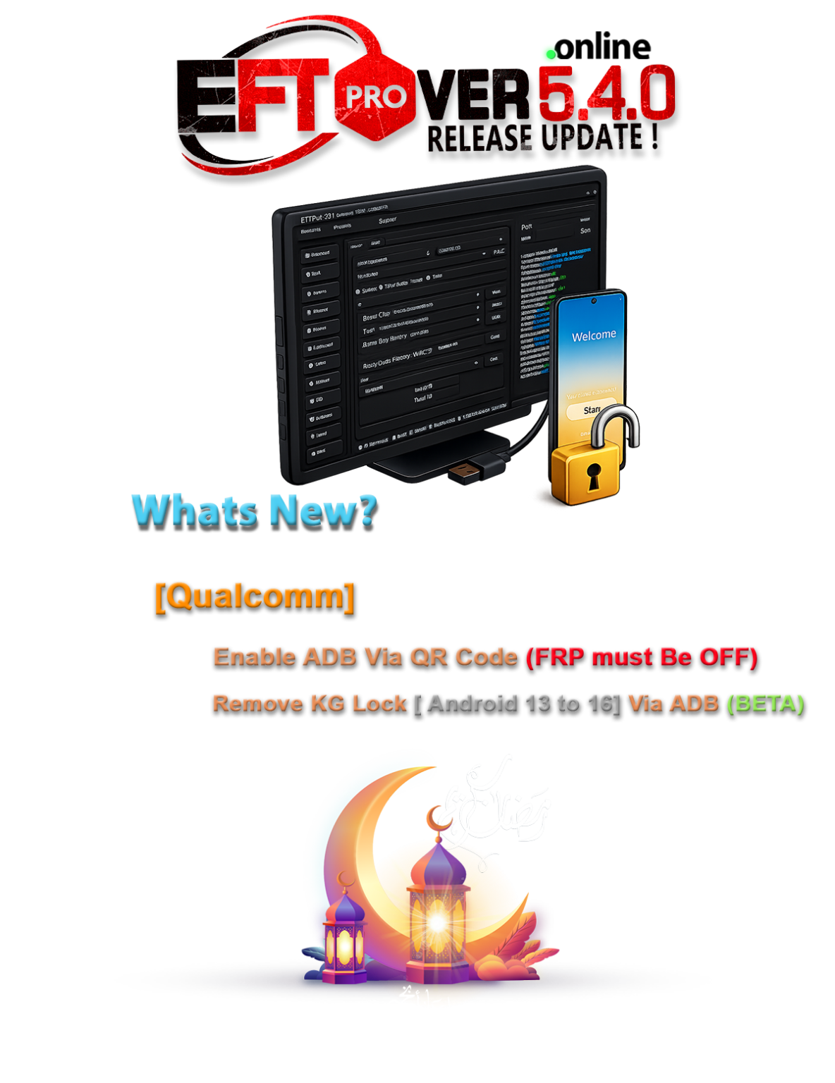 EFT Dongle Pro V5.4.0 Update – Samsung ADB QR & KG Lock Remove (Android ...
